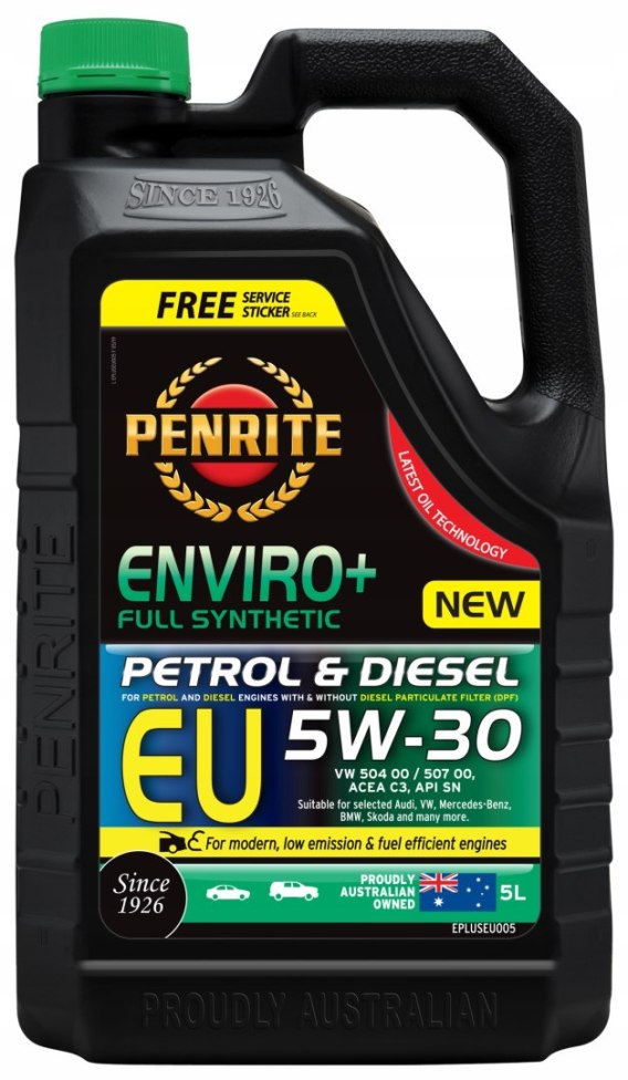PENRITE ENVIRO+ EU 5W-30 5L - Full Synthetic > PENRITE